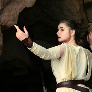Rey Cosplay Star Wars: the Force Awakensthe Last Jedi Rey's Leather ...