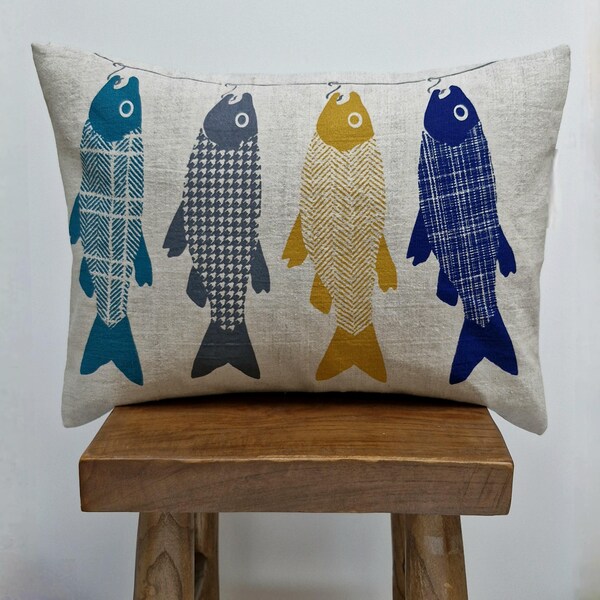 Screen Print Pillow - Etsy UK