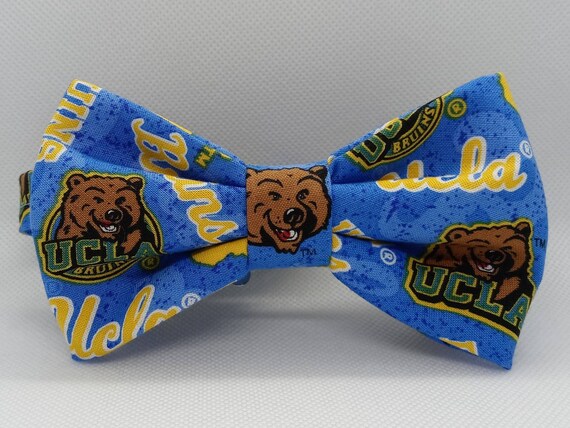Ucla Bruins Cotton Fabric Neck Adjustable Bow Tie - Etsy