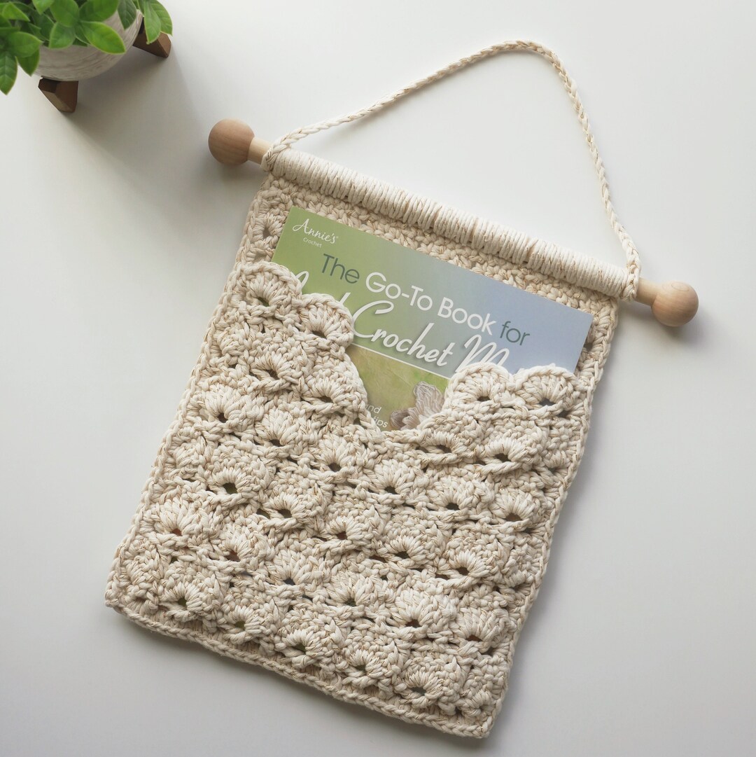 Seashell Magazine Holder- PDF Crochet Pattern - Etsy