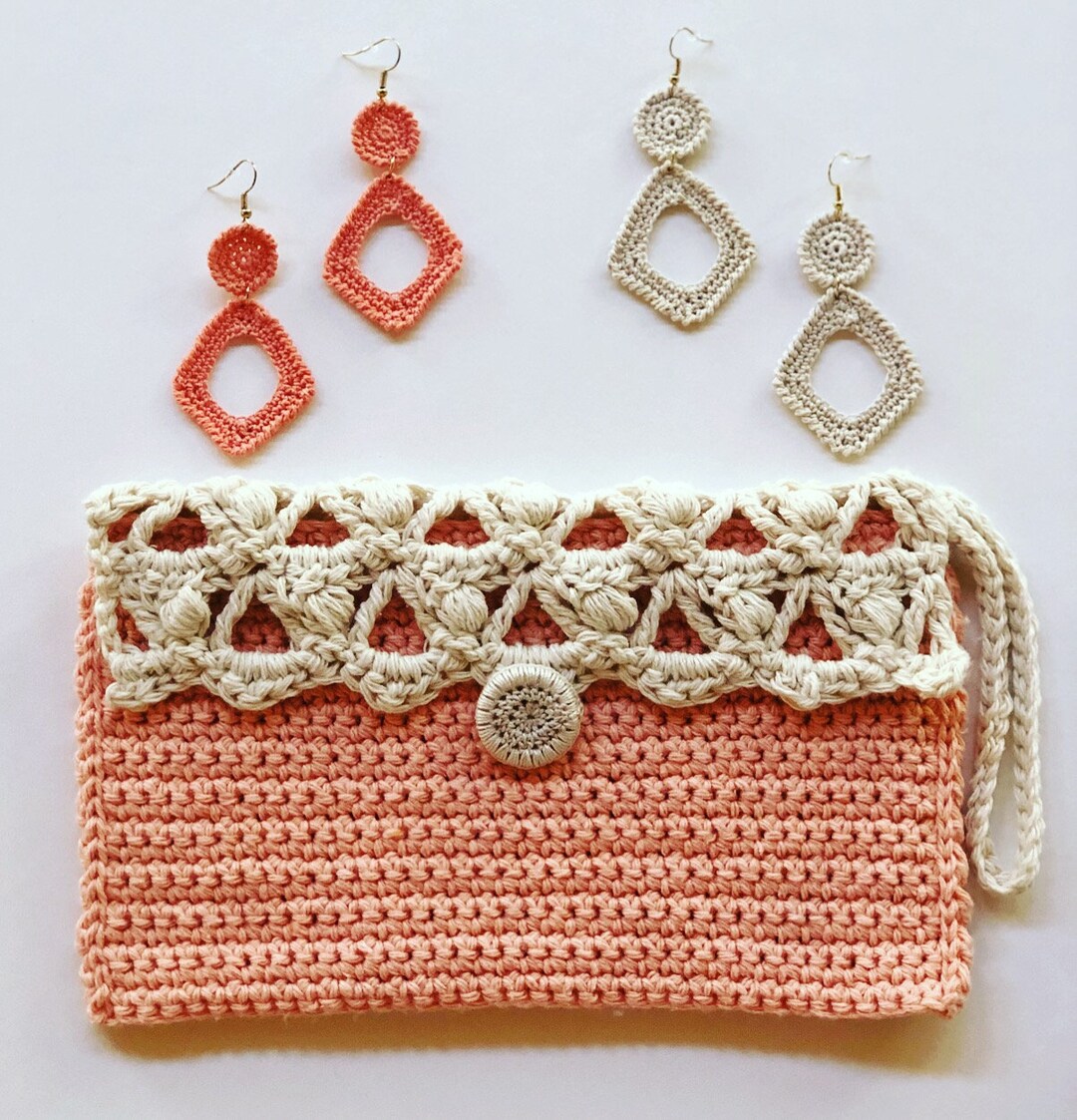 The Coral Triangle- Clutch Bag- Digital Crochet Pattern- PDF File ...