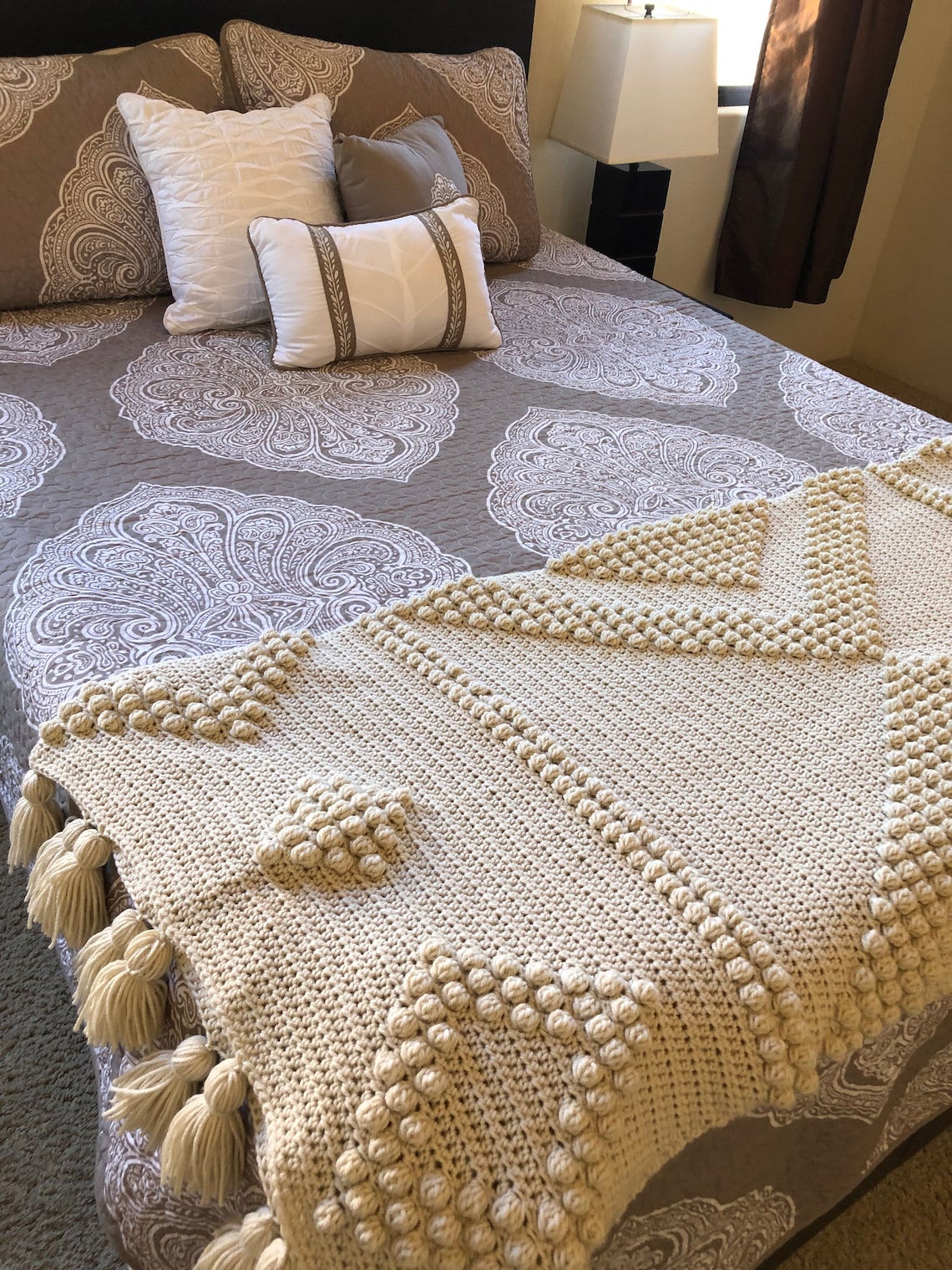 Diamond Luxe Throw Blanket Digital Crochet Pattern PDF File | Etsy