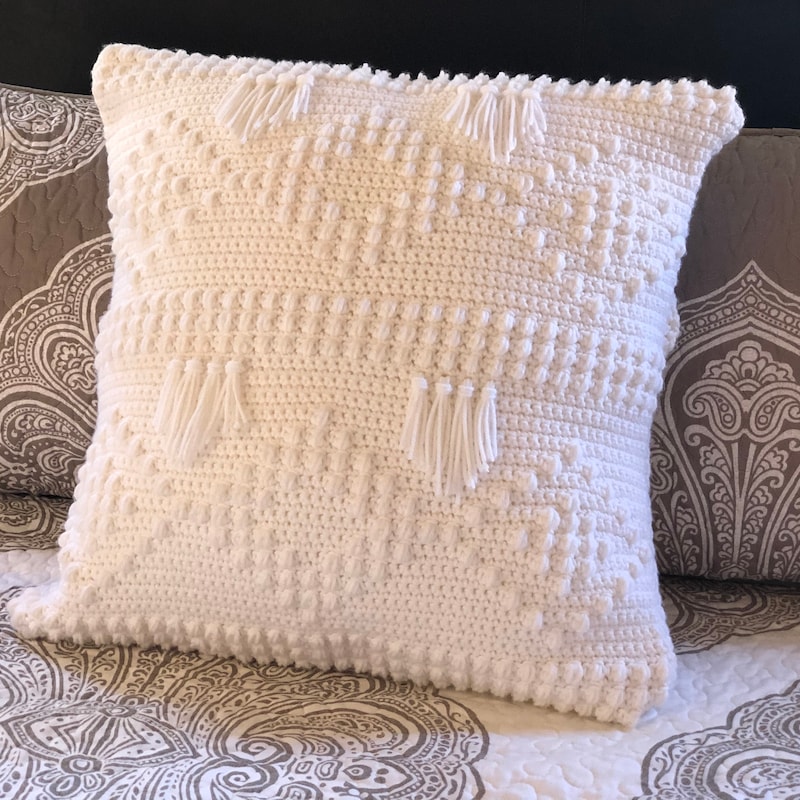 Crochet Pillow Sham - Etsy