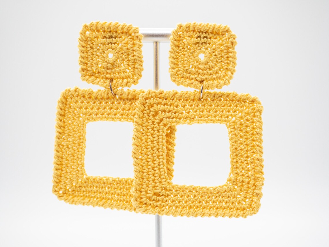 Clara Earrings Digital Crochet Pattern PDF File Format | Etsy