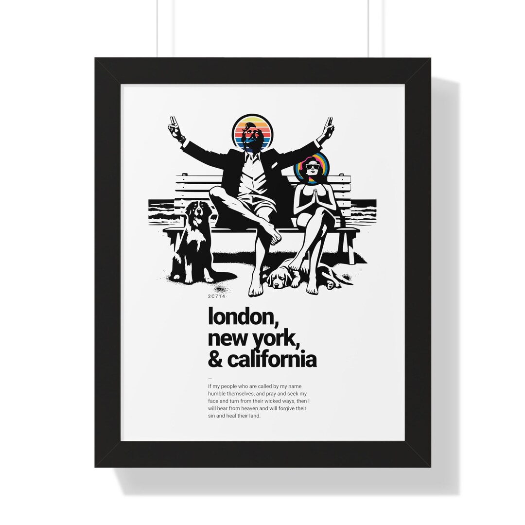 Framed Poster, Biblical Art, Christian Poster, Scripture Wall Art ...