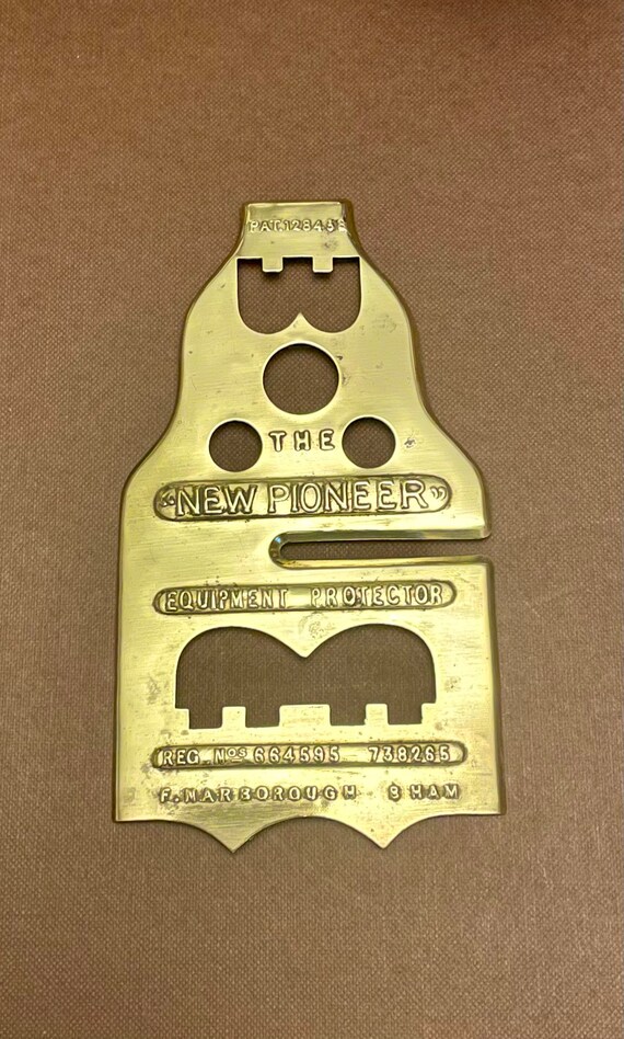 WW1 Era Brass Button Stick the New Pioneer Equipment | Etsy