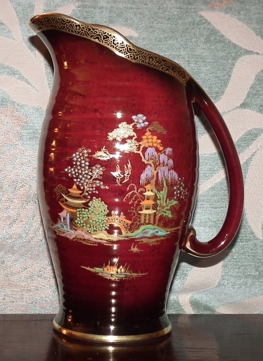 CROWN DEVON FIELDING'S Rouge Royal Lustre Jug Ewer Art - Etsy CROWN DEVON FIELDING'S Rouge Royal Lustre Jug Ewer Art - Etsy