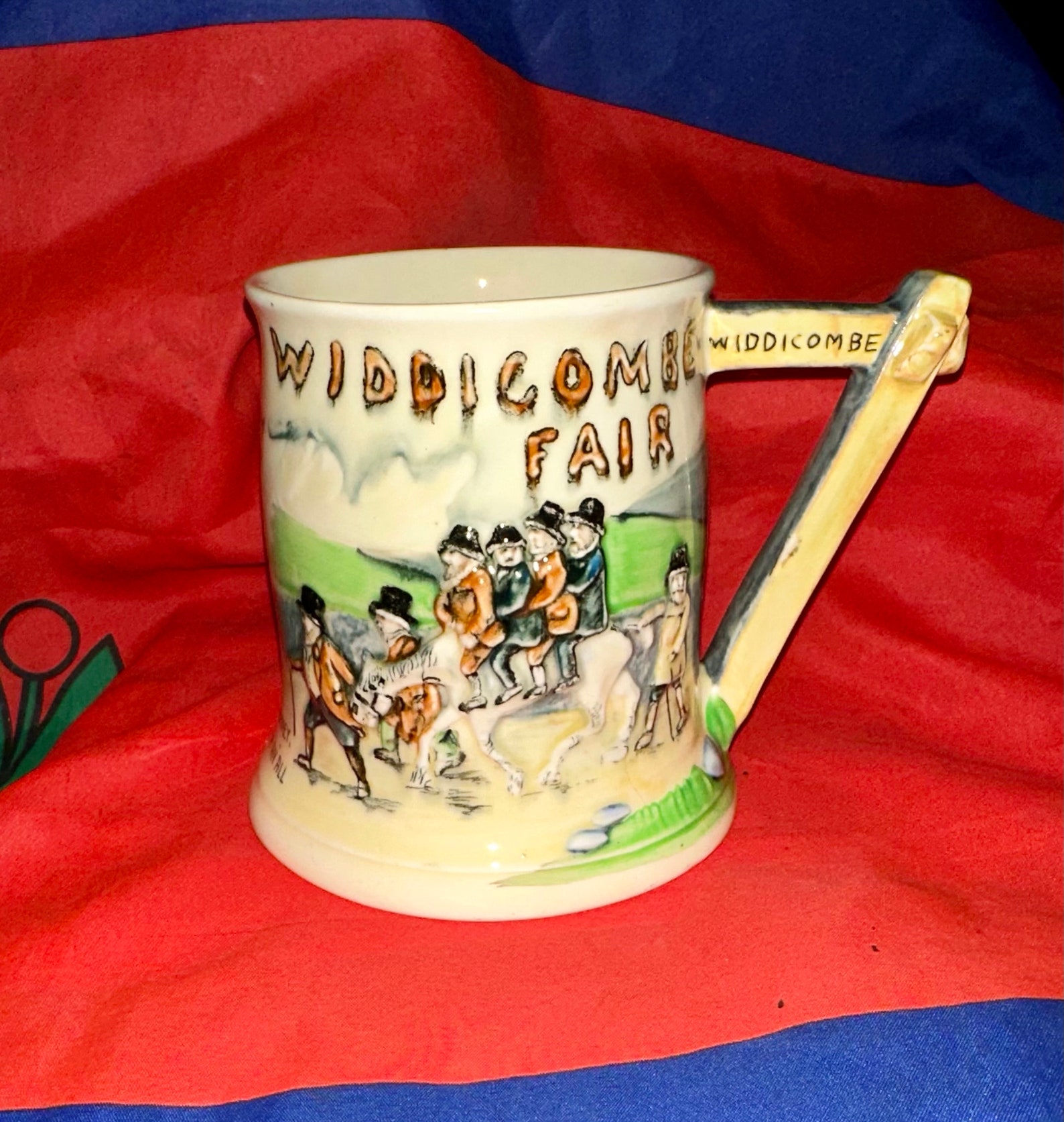 Crown Devon MUSICAL WIDDICOMBE FAIR Mug Tankard by Fielding's Circa ...
