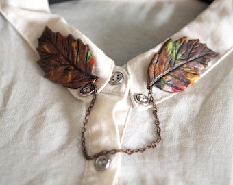 Autumn Leaf Brooch - Etsy