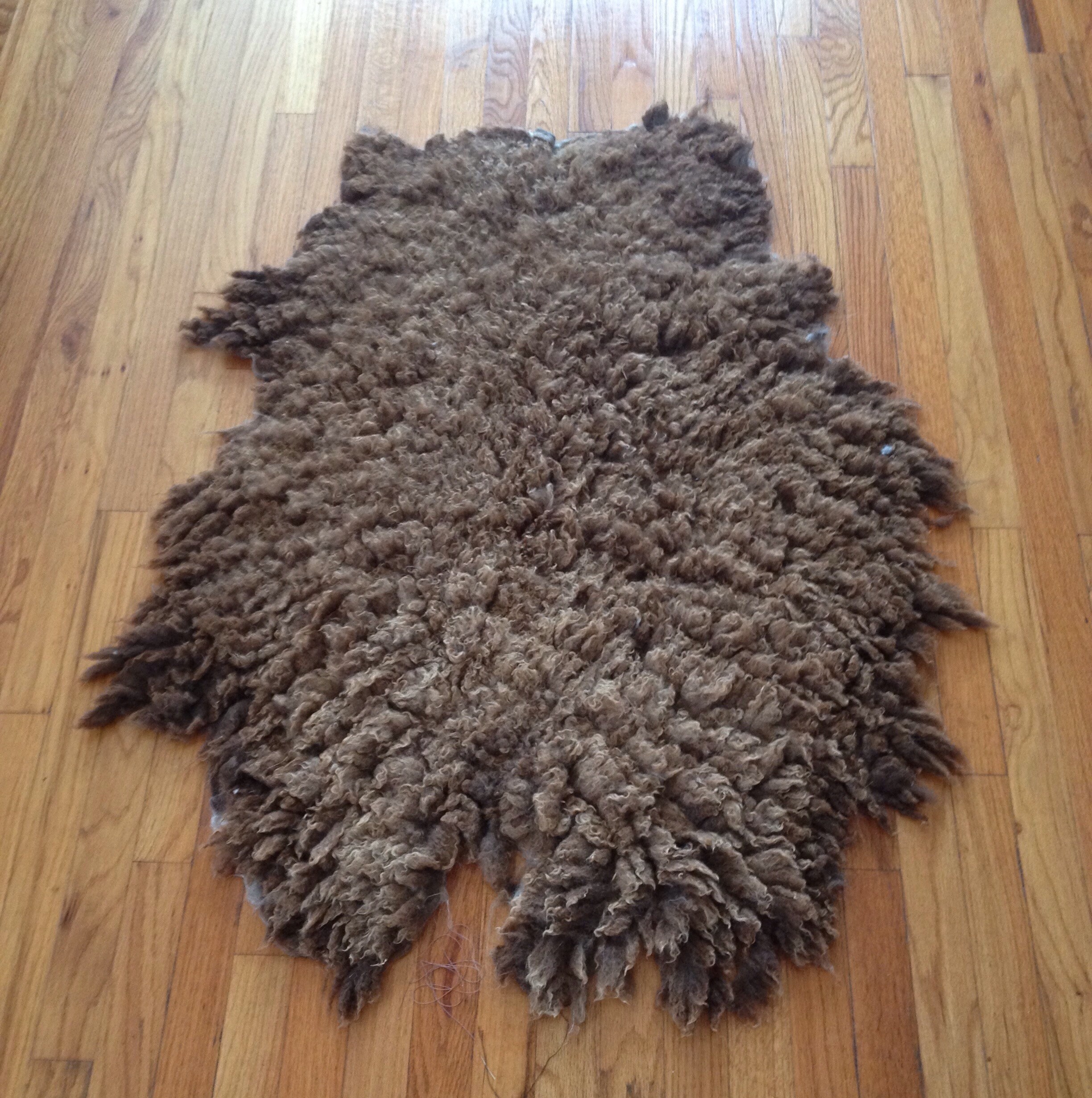 Felted Pet Bed with Natural Sheep Fleece