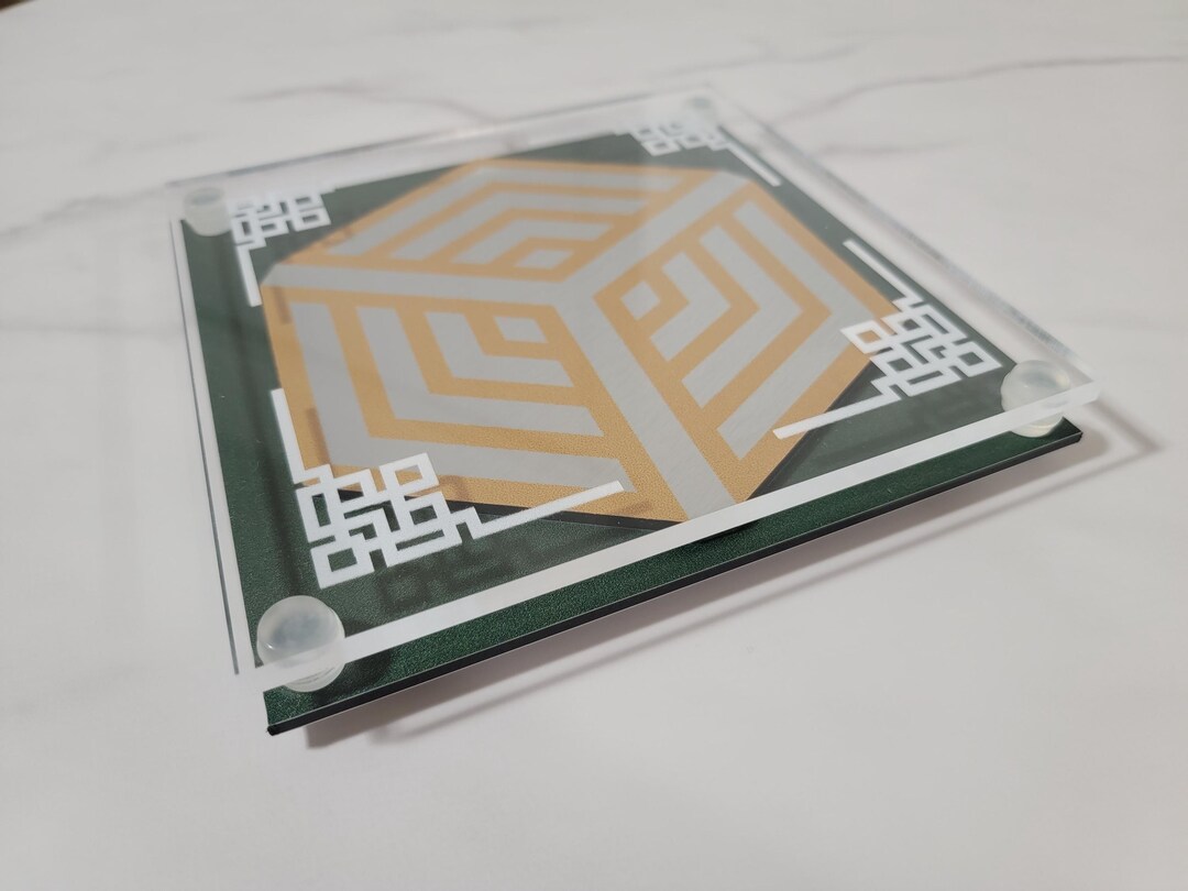 Customizable Large Oversized Art Deco Coaster - Etsy