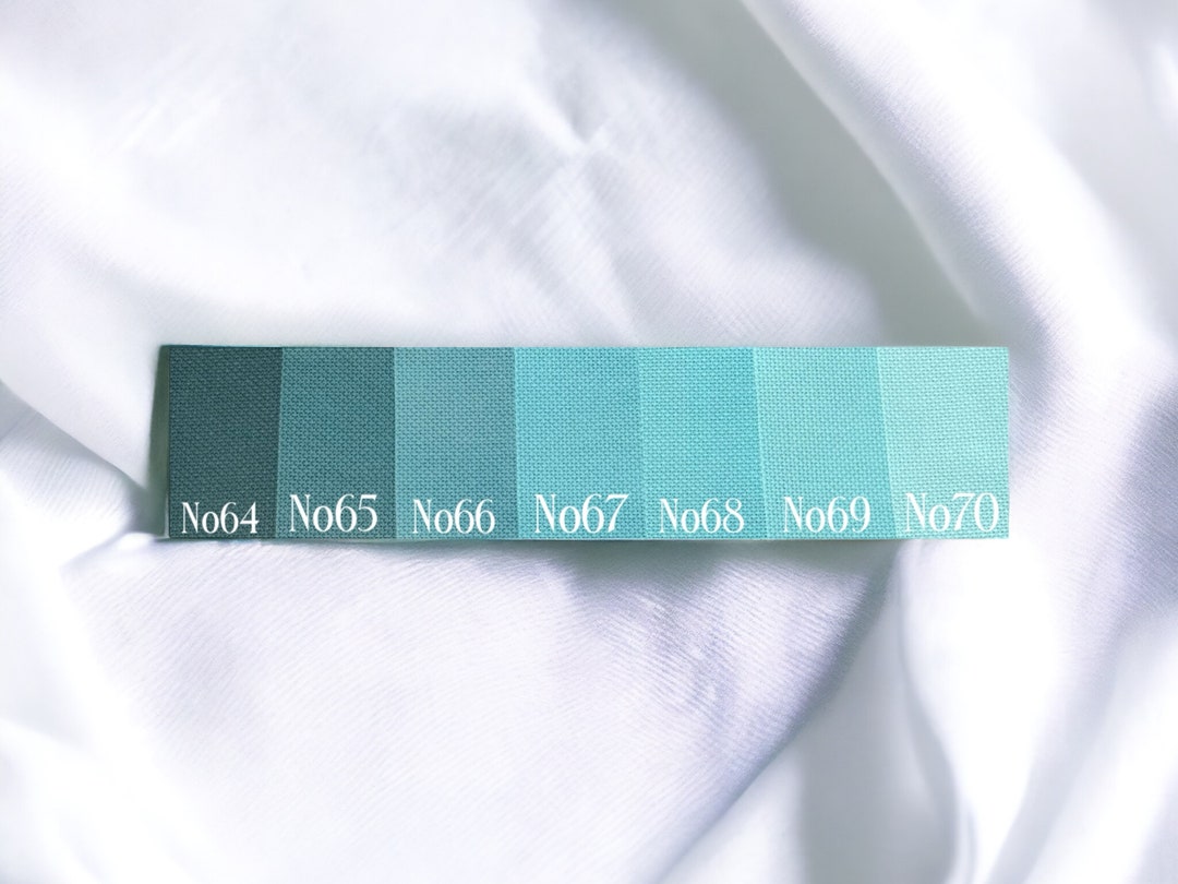 Colour Shades 064 to 070 Printed Aida Fabric || Cross Stitch Canvas ...
