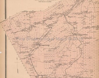 Lawrence Map Genealogy - Etsy