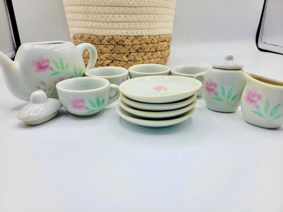 Miniature Tea Set Miniature Child's or Decorative Mini - Etsy