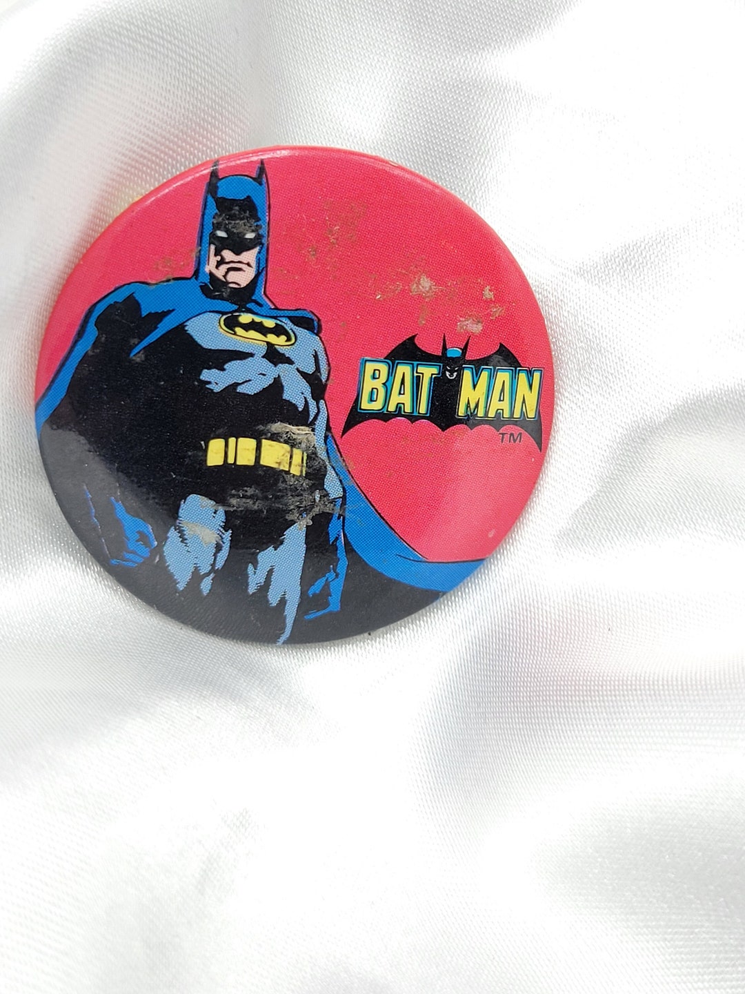 Vintage 1980's Batman Pinback Button Batman Button Pin - Etsy