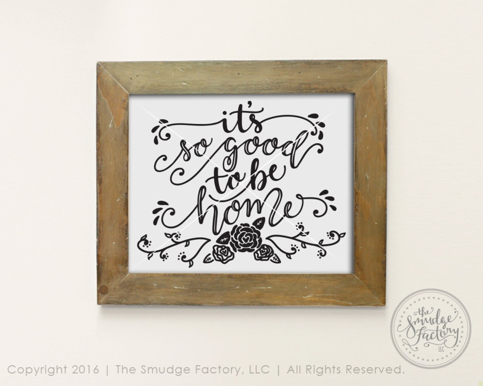 Home Printable File It's so Good to Be Home DIY Print - Etsy