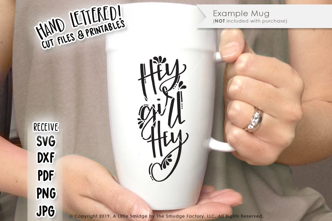 Hey Girl Hey SVG Cut File, Hello Cutting File, Baby Girl Cut File ...