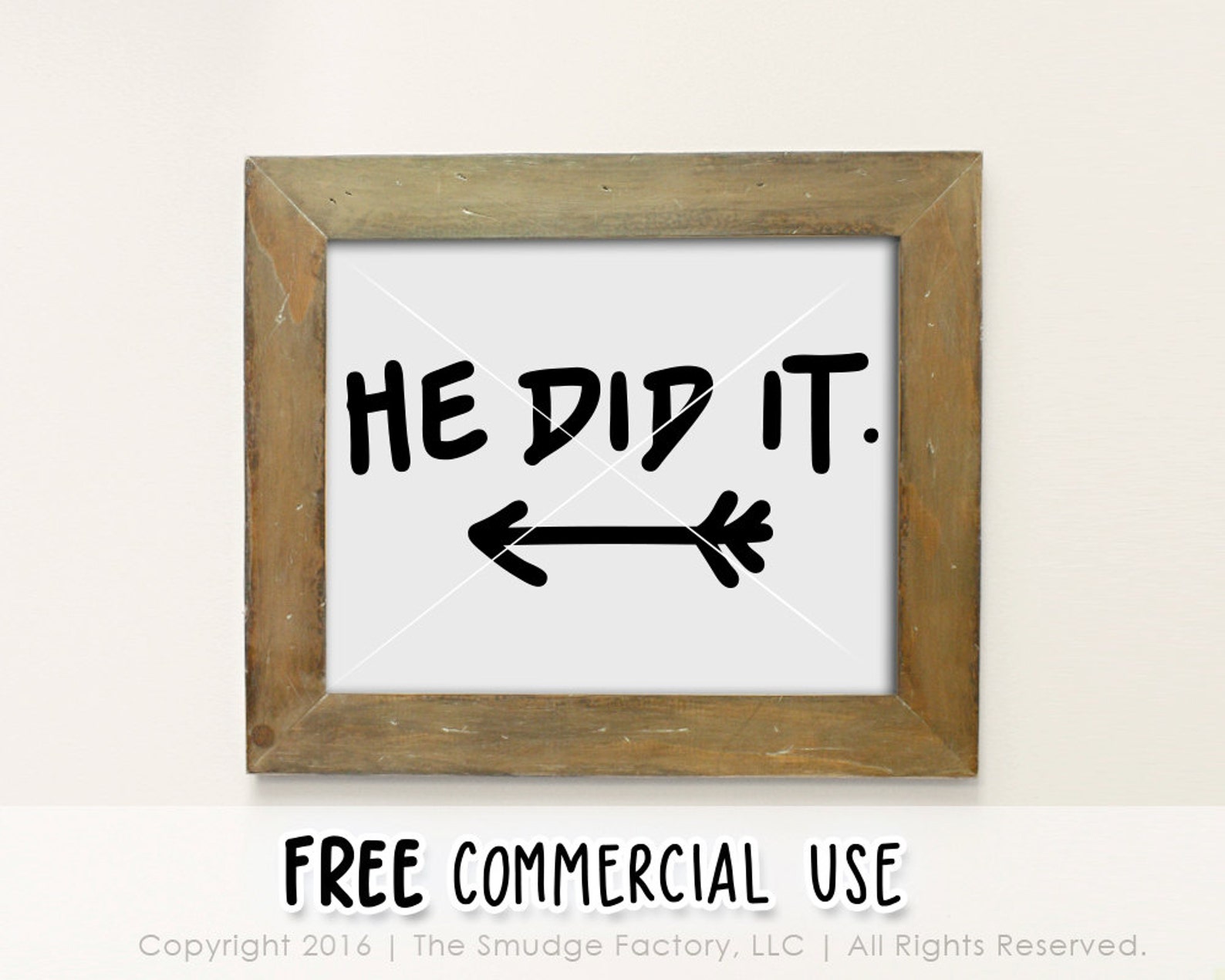 He Did It Baby SVG Cut File Arrow Kid's Tee Silhouette - Etsy