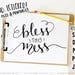 Bless This Mess SVG Cut File, Blessing Prayer Cutting File, Hand ...