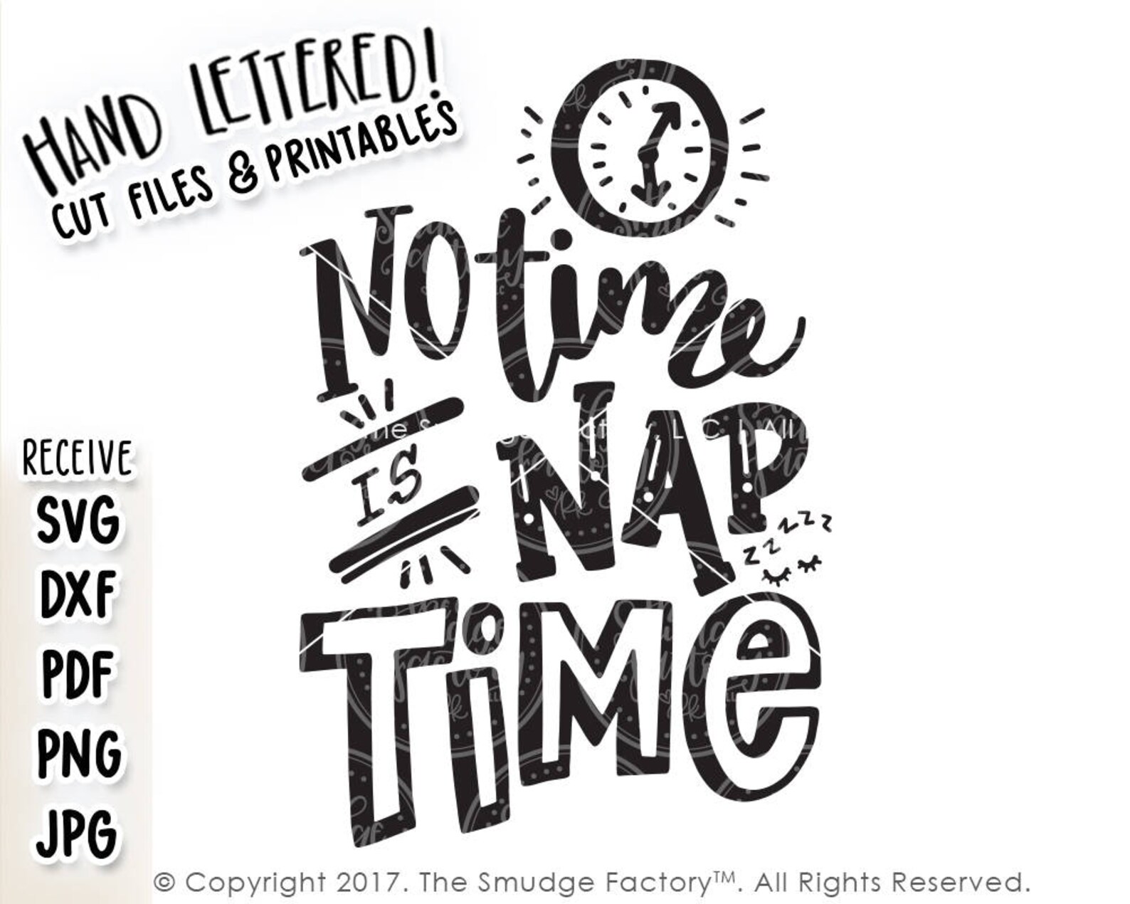 Nap SVG No Time is Nap Time SVG Sleepy Baby Printable | Etsy