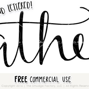 Gather SVG Cut File, Handwritten Cutting File, Silhouette, Cricut ...