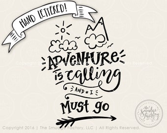 Adventure is Calling Digital SVG Cut File - Etsy