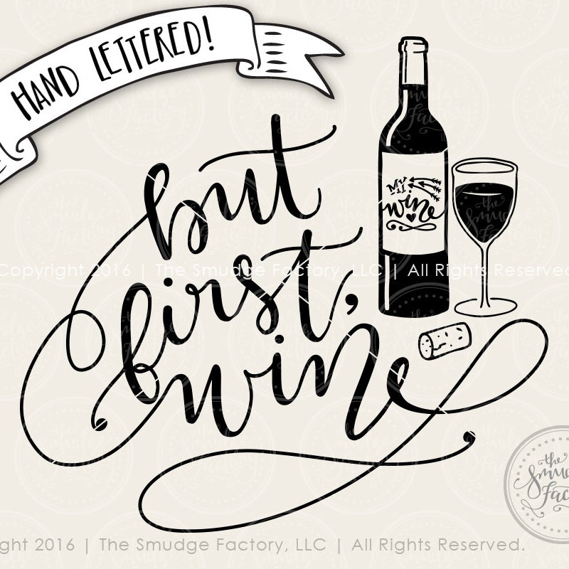 Wine Glass Svg - Etsy