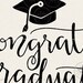 Congrats Graduate SVG, Class of 2016 SVG Cut File, Calligraphy ...