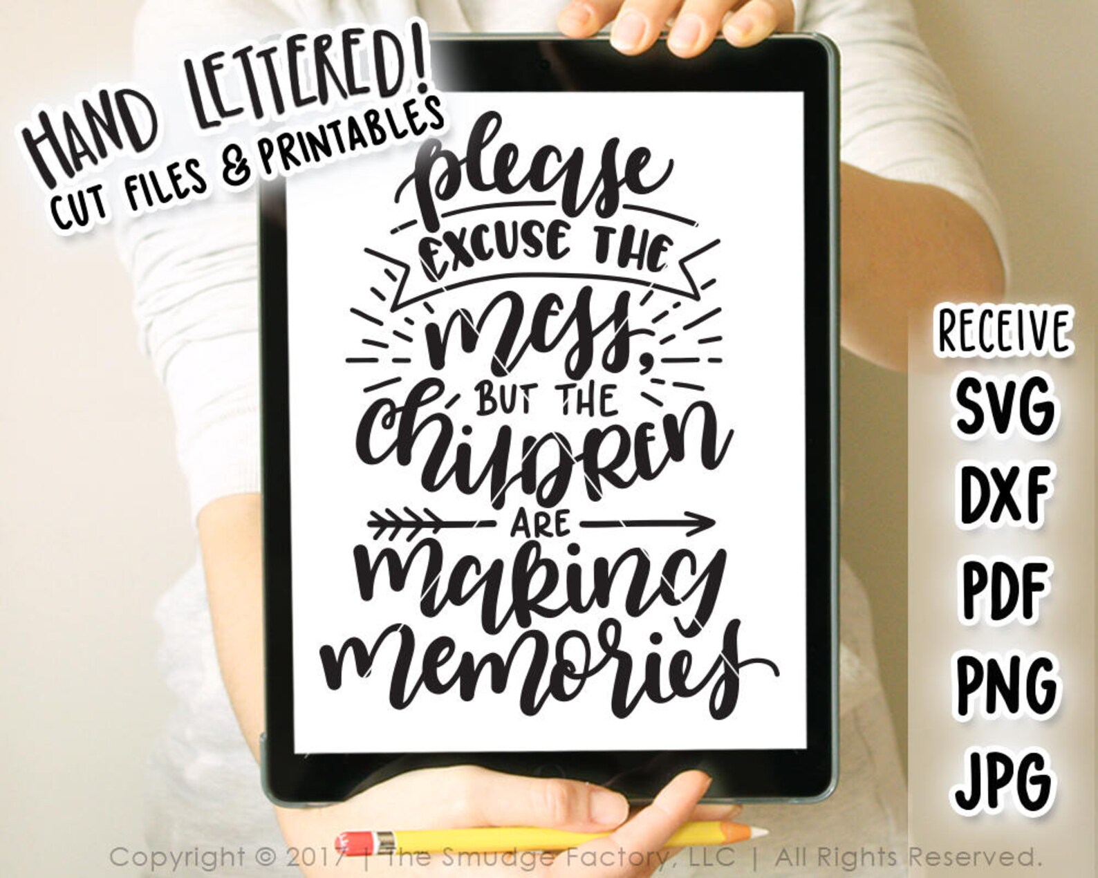 Please Excuse the Mess SVG File Children Are Making Memories - Etsy