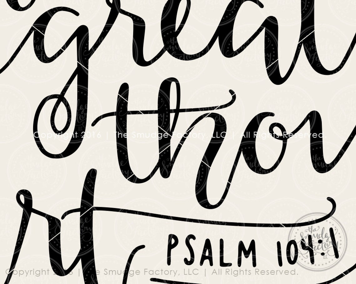 Psalm Printable How Great Thou Art Wall Art Bible Verse DIY - Etsy
