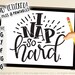 Nap SVG, I Nap so Hard SVG, Sleepy Baby, Tired SVG, Napping, Silhouette ...
