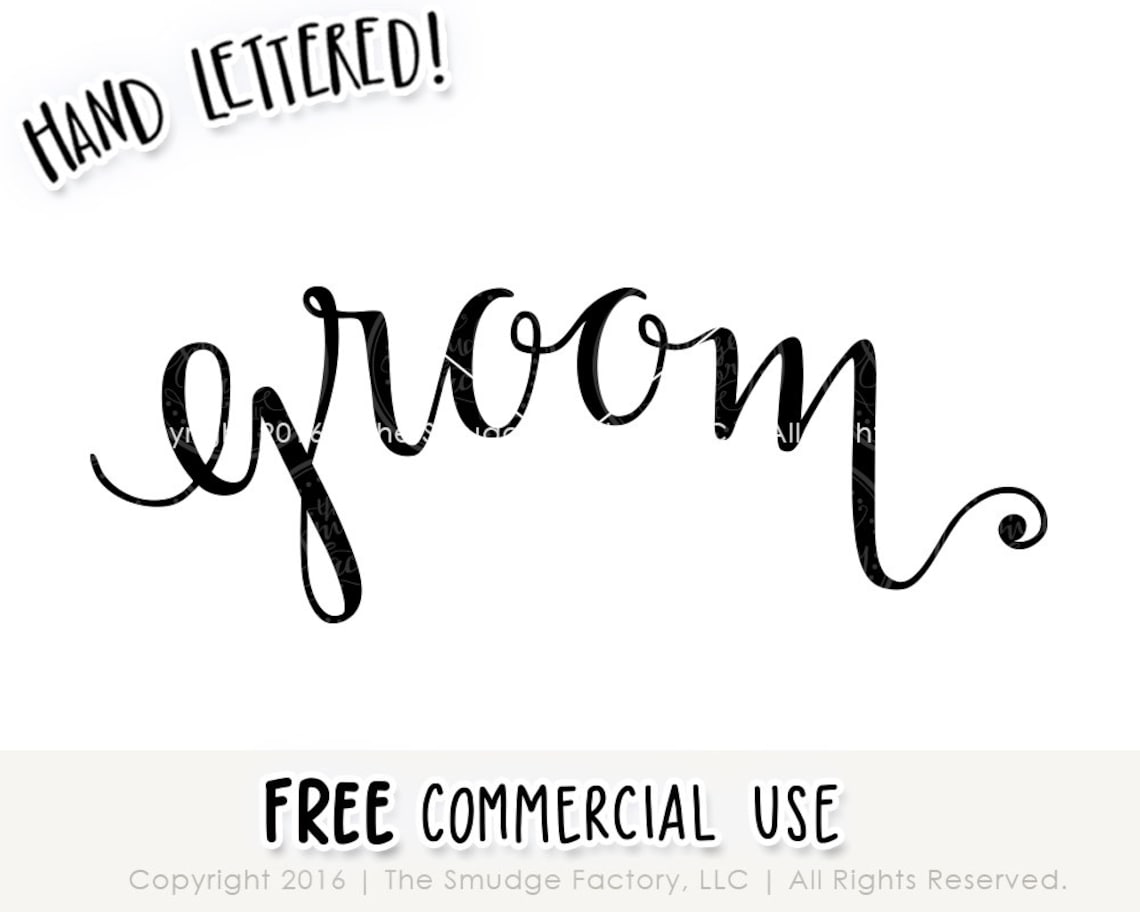 Groom Vector Handwritten Silhouette Calligraphy Cut File - Etsy