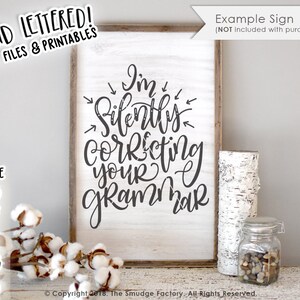 Grammar SVG, I'm Silently Correcting Your Grammar SVG, Police SVG ...