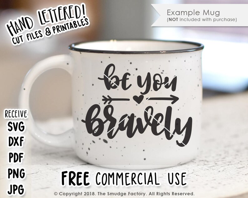 Be You Bravely SVG Cut File, Travel Wanderlust (digital Download ...
