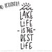 Lake Printable File Lake Decor is the Best Life at the Lake - Etsy