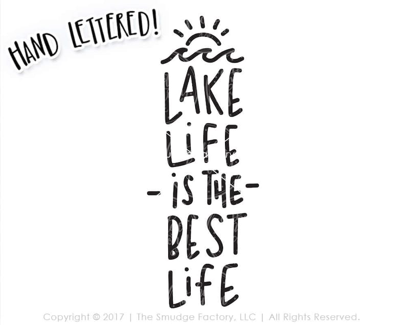 Lake Printable File Lake Decor is the Best Life at the Lake - Etsy