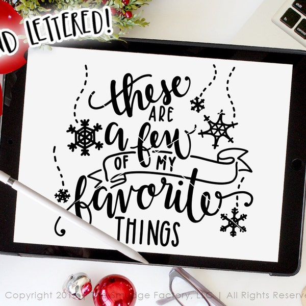 These Are a Few of My Favorite Things Svg - Etsy