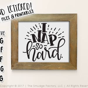 Nap SVG, I Nap so Hard SVG, Sleepy Baby, Tired SVG, Napping, Silhouette ...