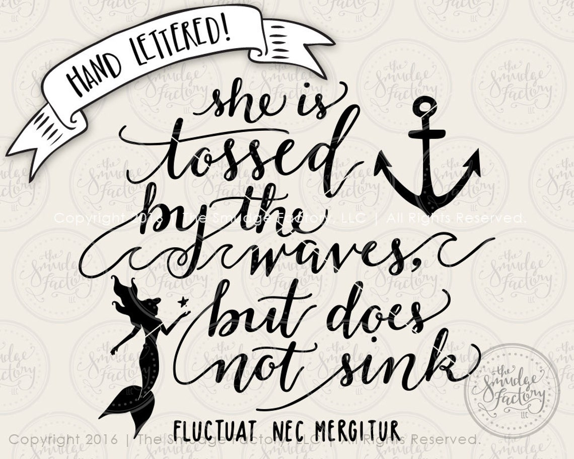 Mermaid Quote Print, Nautical Wall Art (digital Download) - Etsy