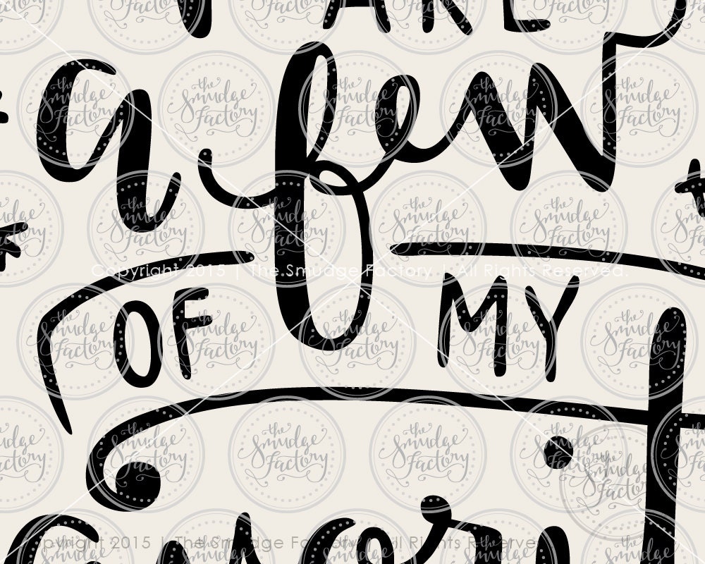 These Are A Few of My Favorite Things SVG, Christmas Snowflakes Cut ...