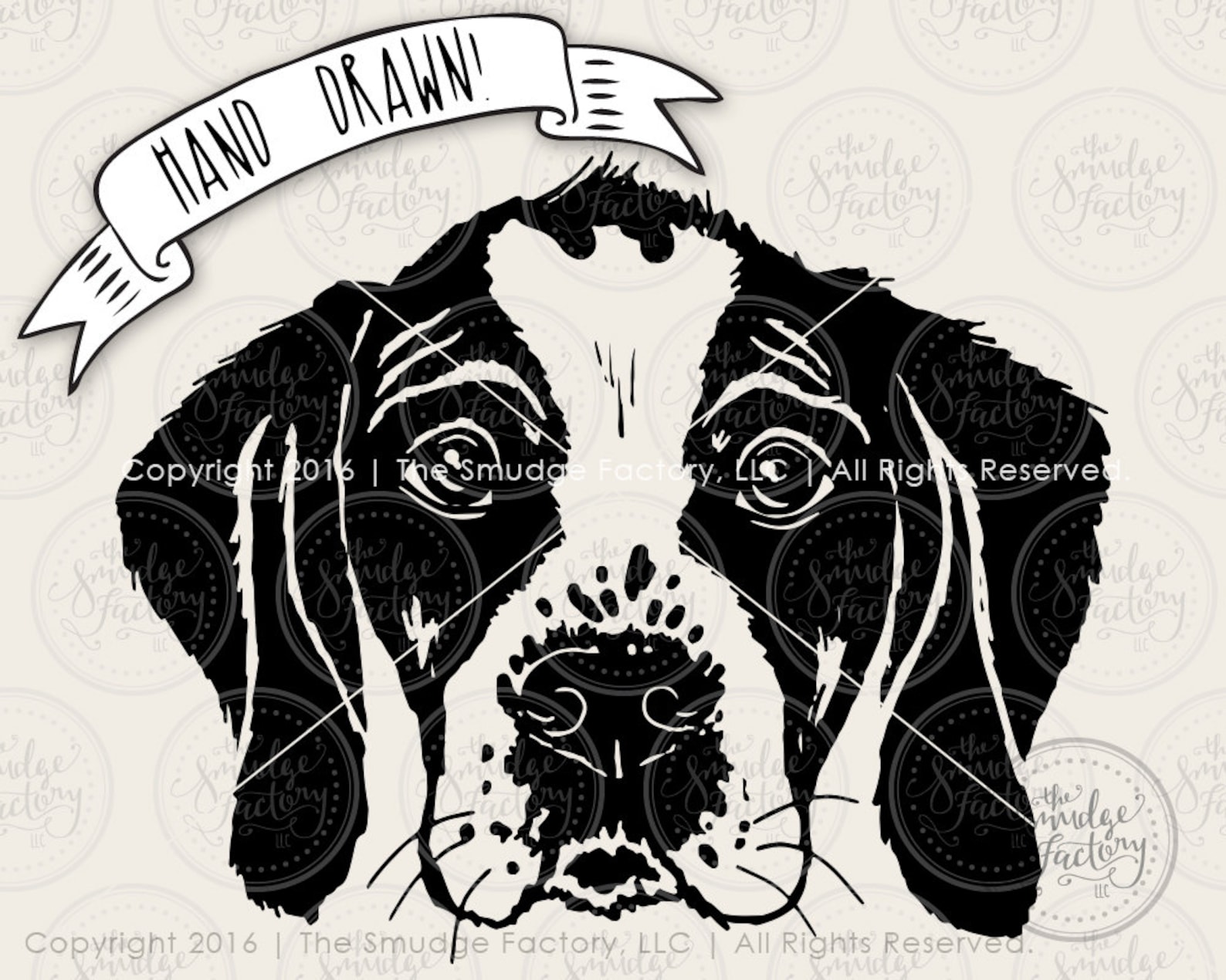 Puppy Printable File English Pointer Dog DIY Wall Art Print | Etsy