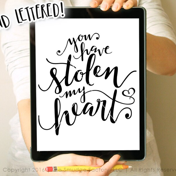 Stolen My Heart - Etsy