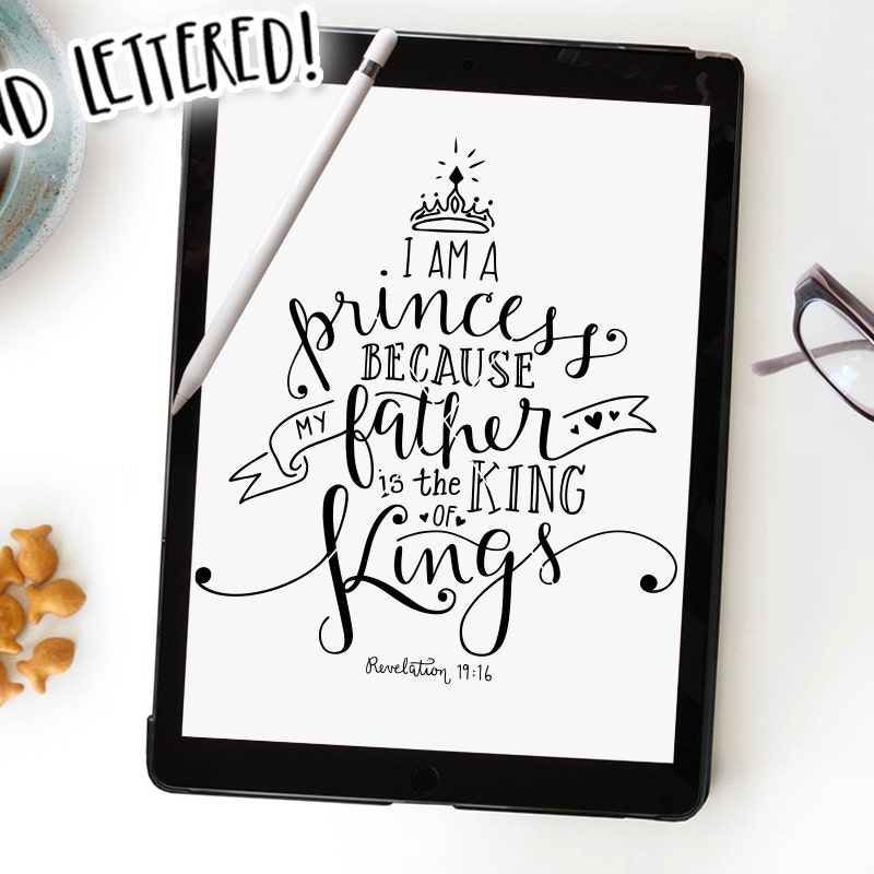 I Am a Princess - Etsy