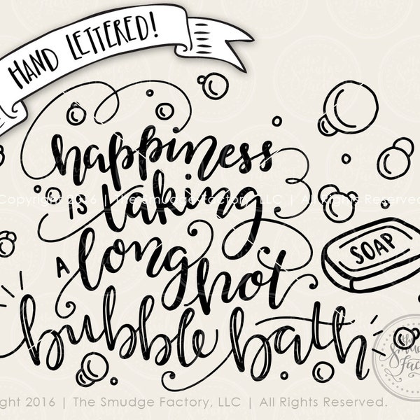 Bubble Bath Svg - Etsy