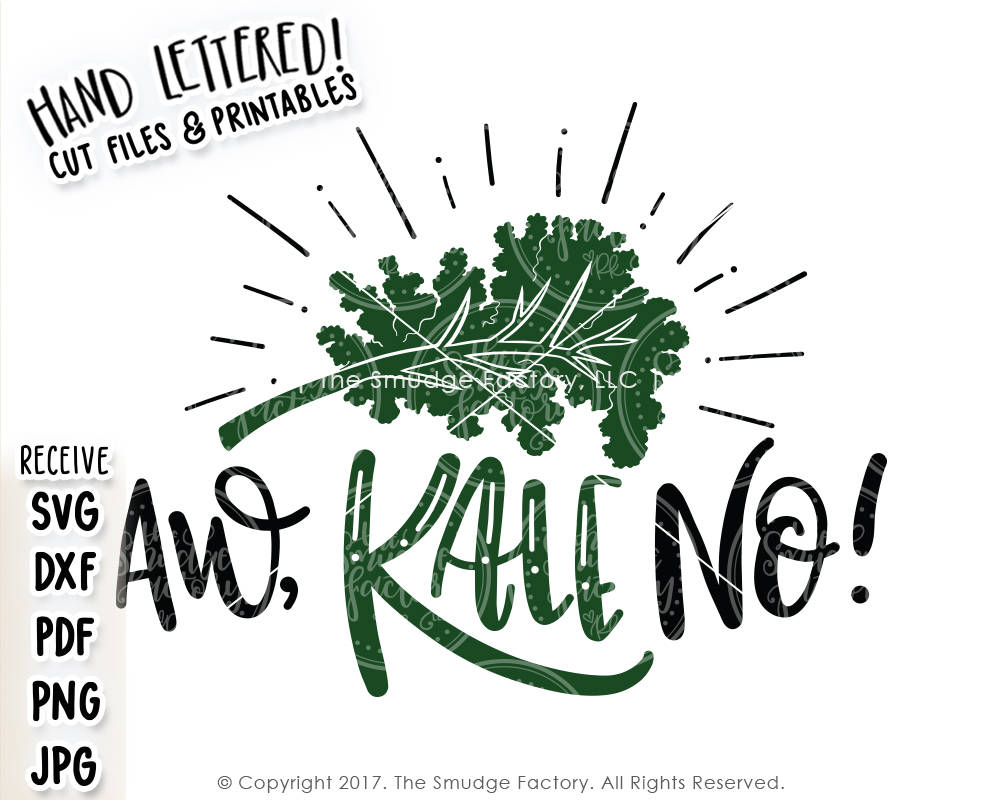 Kale SVG Schnittdatei Kale Printable Gemüse druckbar Aw | Etsy