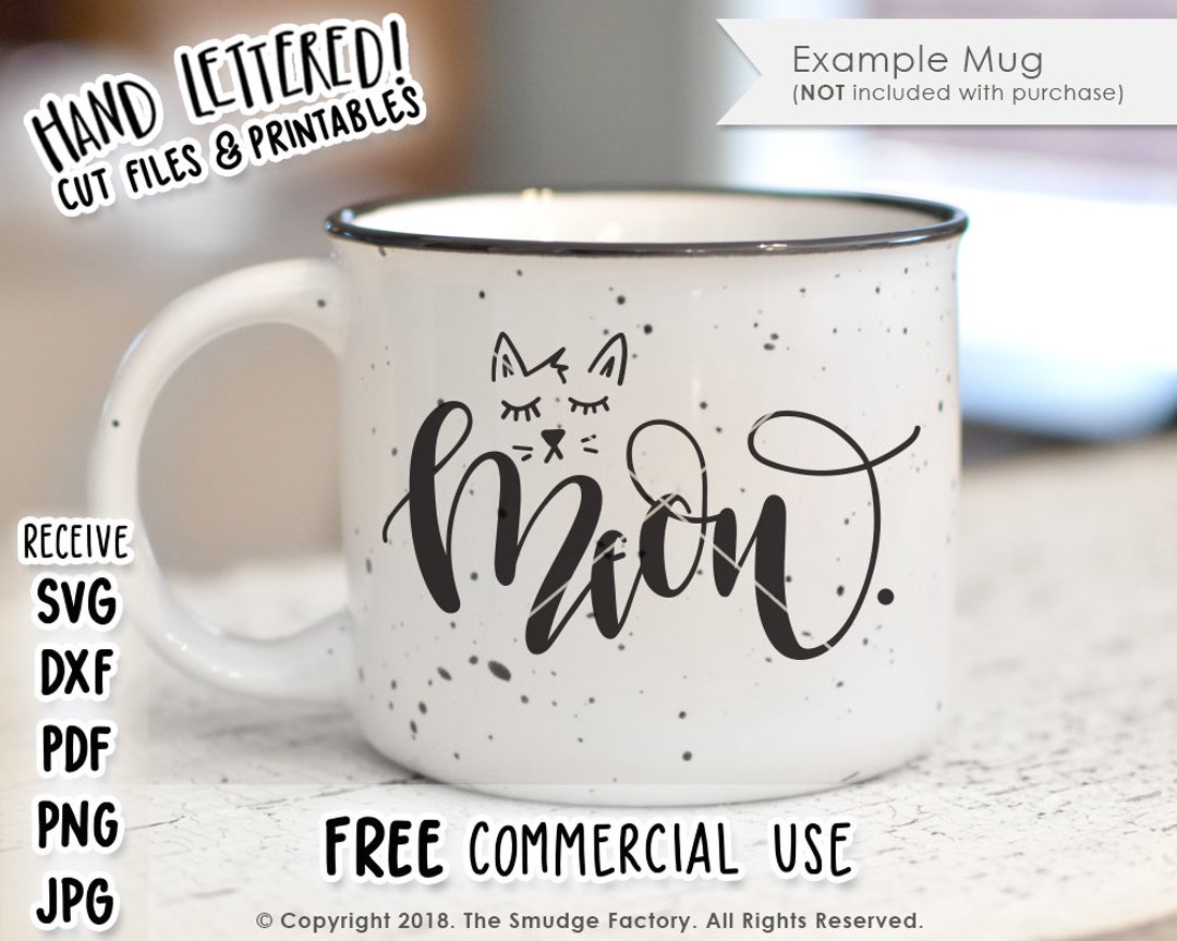 Cat SVG Cut File, Meow, Silhouette, Check Meowt, Cricut Cutting File ...