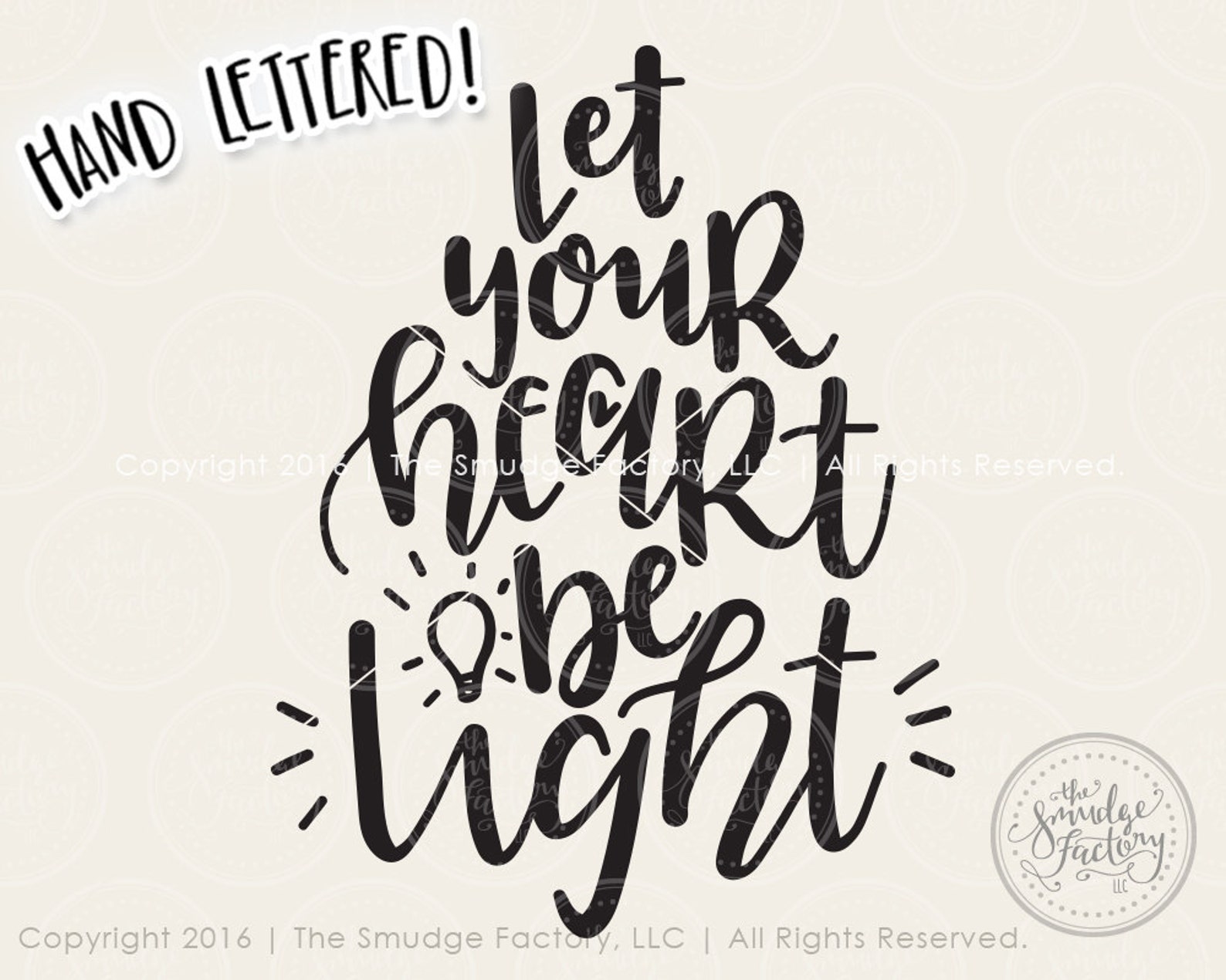 Let Your Heart Be Light Printable File Have Yourself A Merry - Etsy