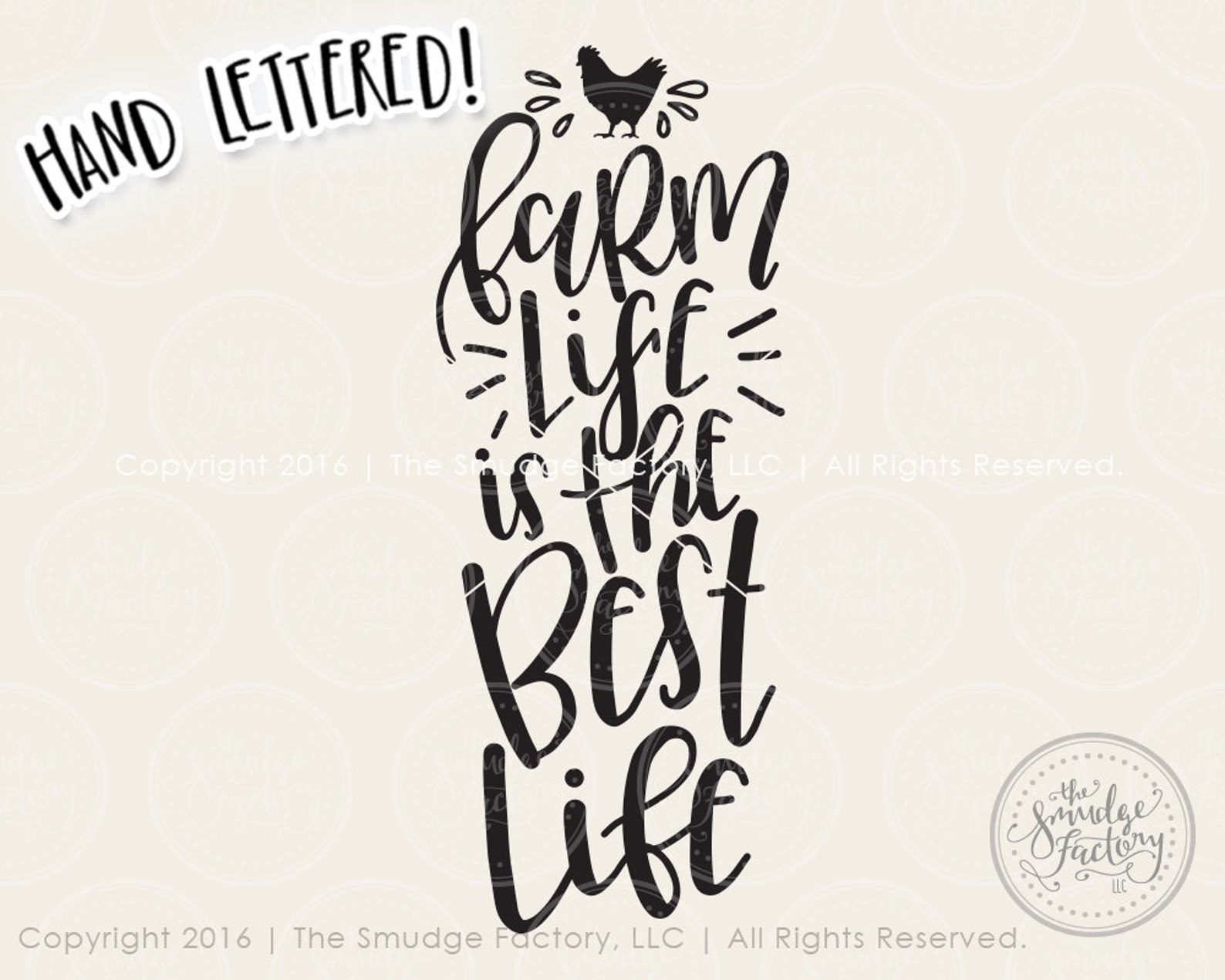 Farm Life Is The Best Life Printable Farm Printable Wall Art | Etsy