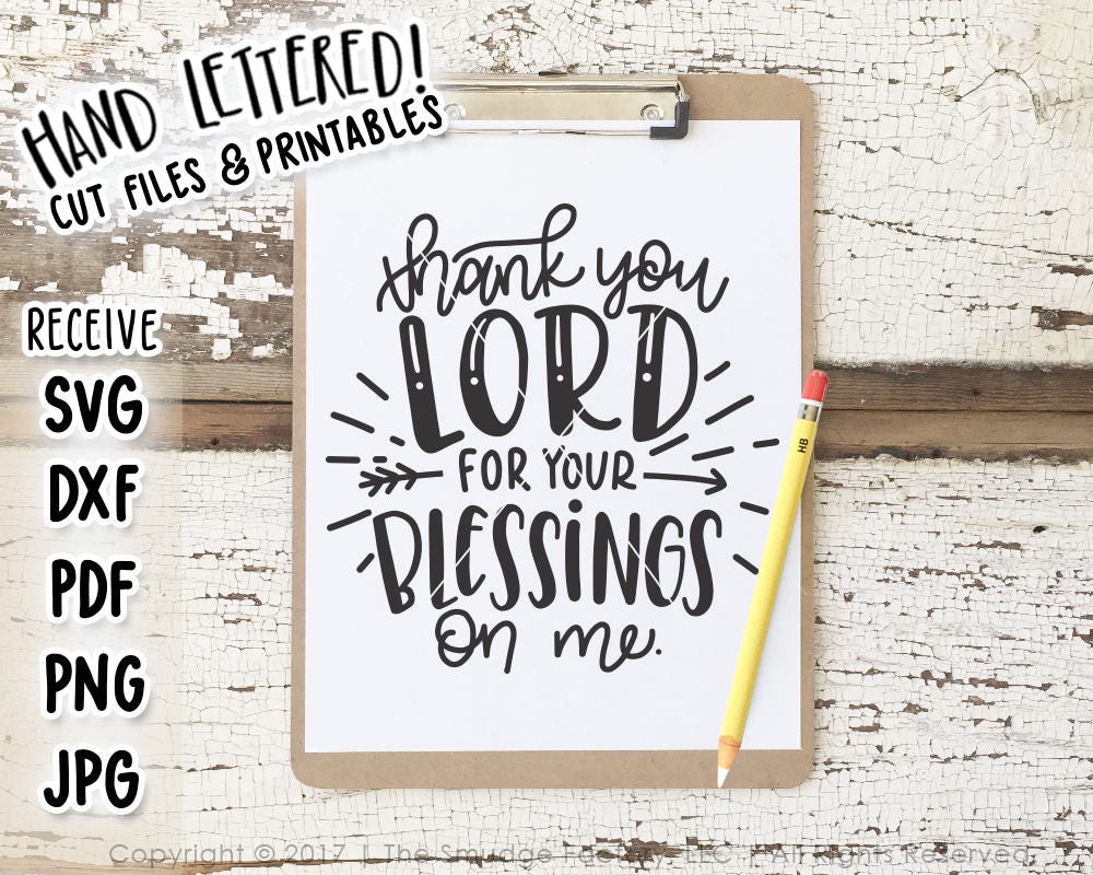 Thank You Lord Printable File Bible Verse Print Thank You | Etsy