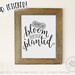 Spring Printable File, Bloom Where You Are Planted, Hand Lettered ...